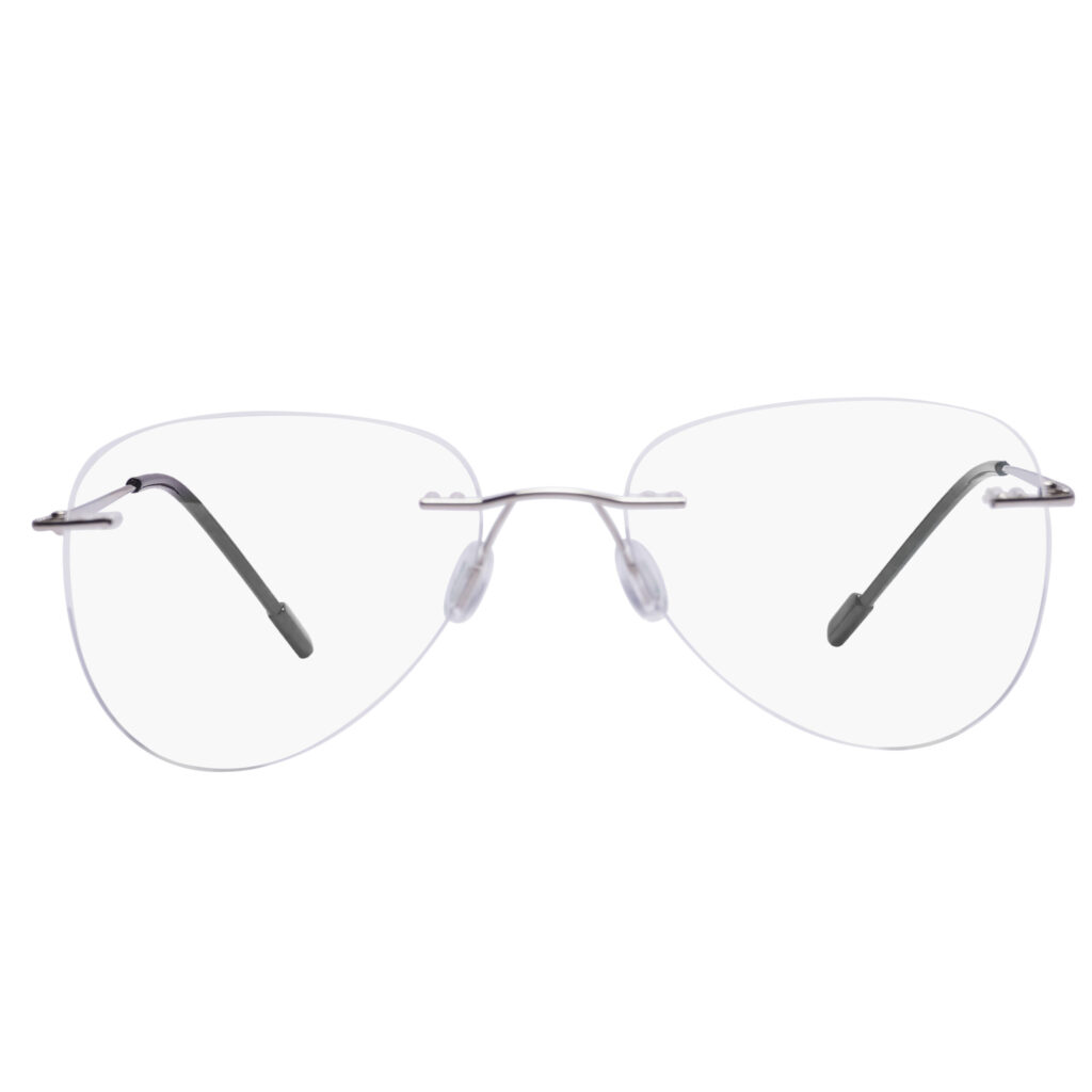 Rimless Aviator Glasses For Men And Women - ARN Optical